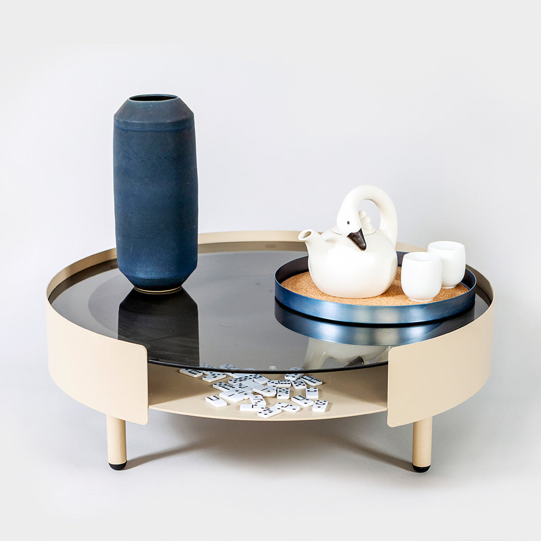 CoCo Coffee Table with Glass Top – Joe Paine Studio